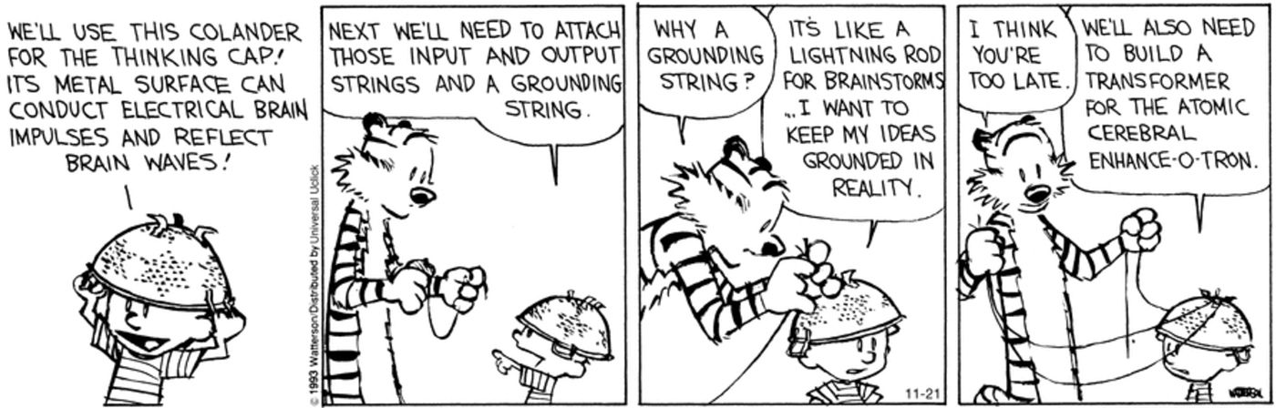 Calvin's Most Creative Inventions in Calvin and Hobbes
