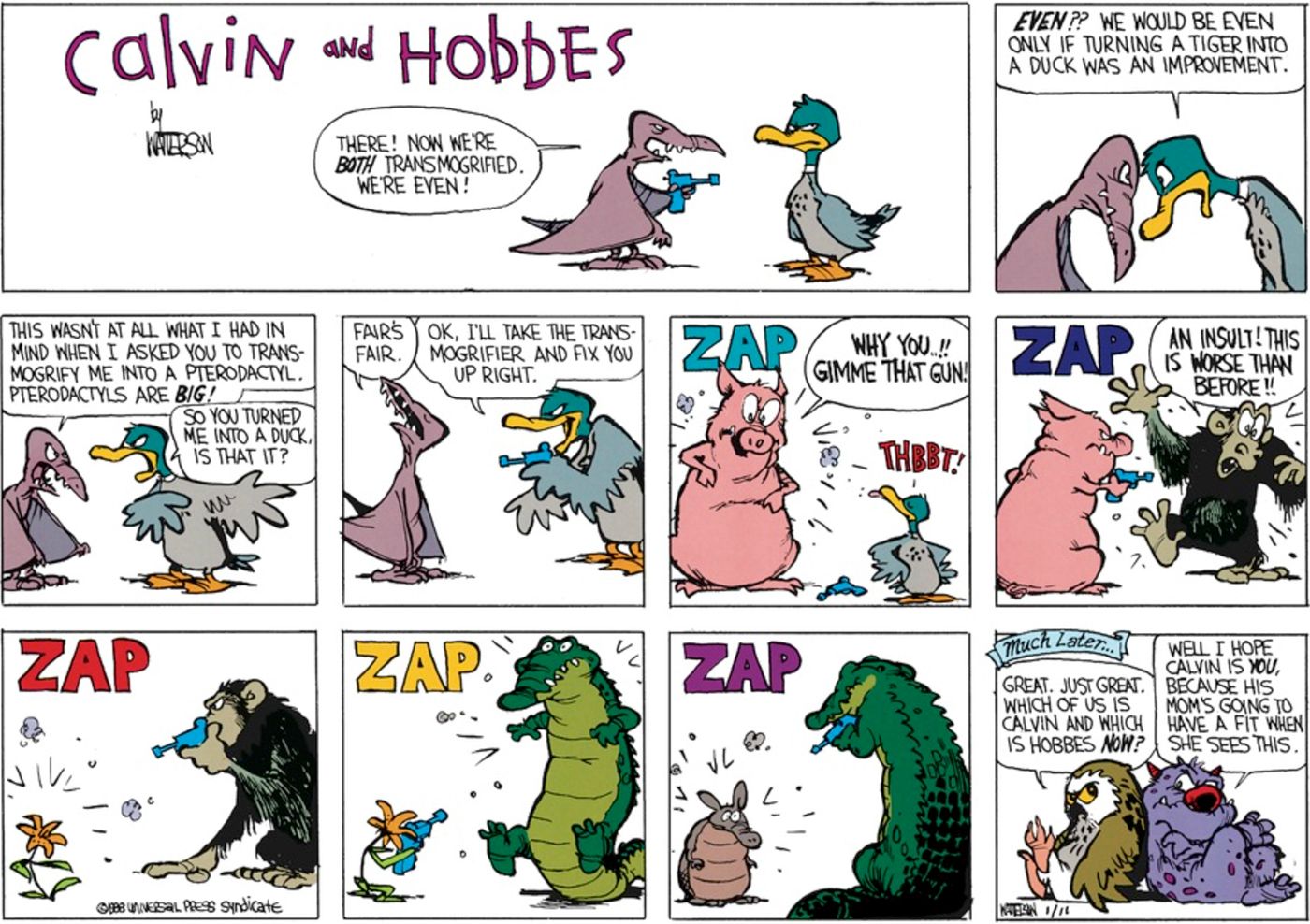 Calvin's Most Creative Inventions in Calvin and Hobbes