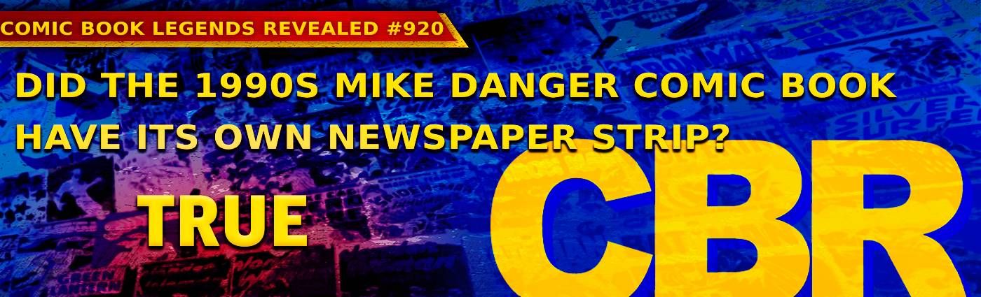 Which Obscure 1990s Comic Book Series Had Its Own Newspaper Comic Strip?