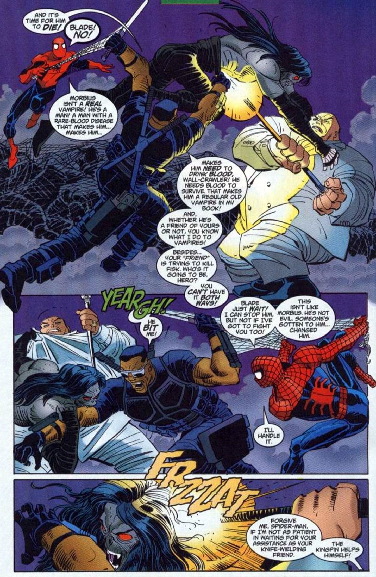 How the Comics Followed the Blade Movie to Make the Hero a 'Daywalker'