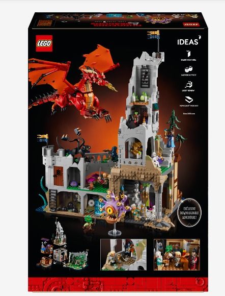 LEGO Ideas Dungeons & Dragons: Red Dragon's Tale Set Announced