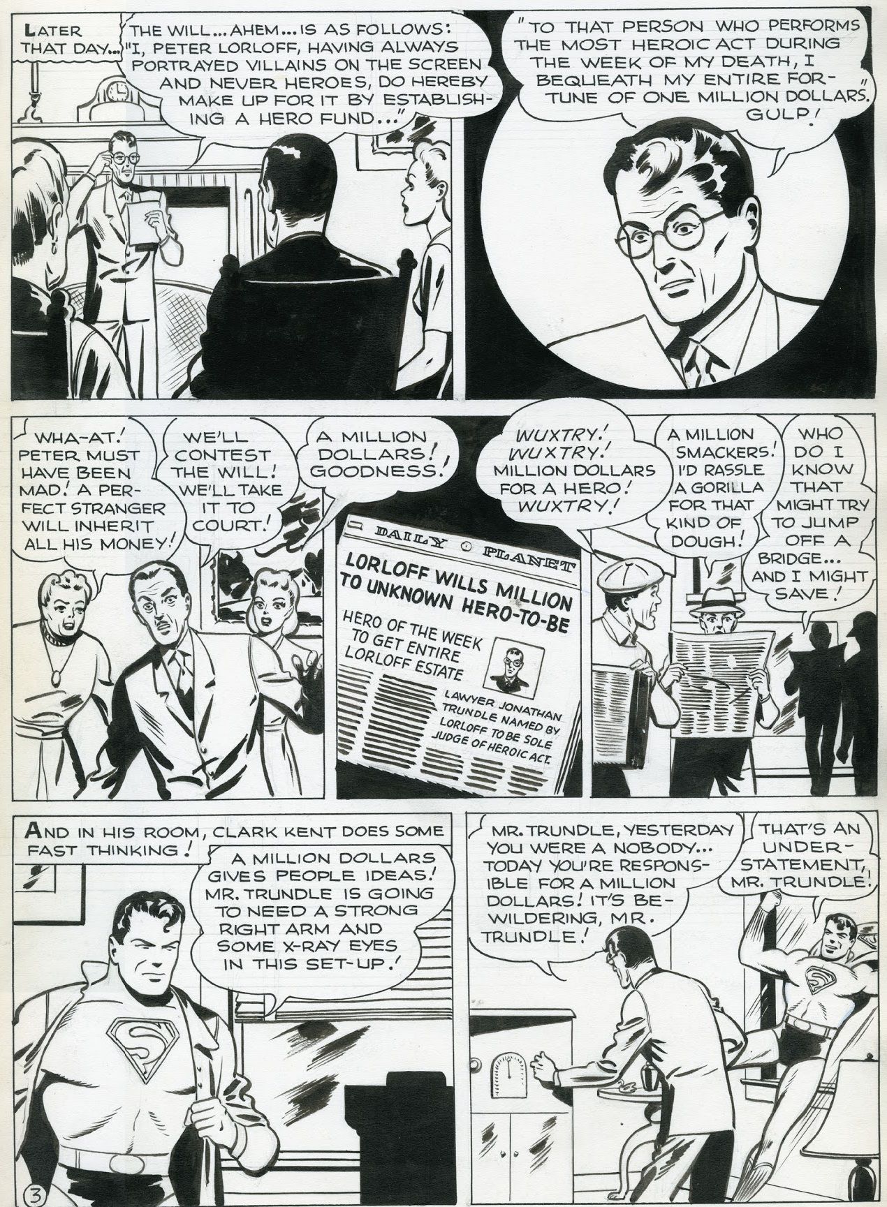 Did DC Have an Unpublished Siegel/Shuster Superman Story Redrawn?