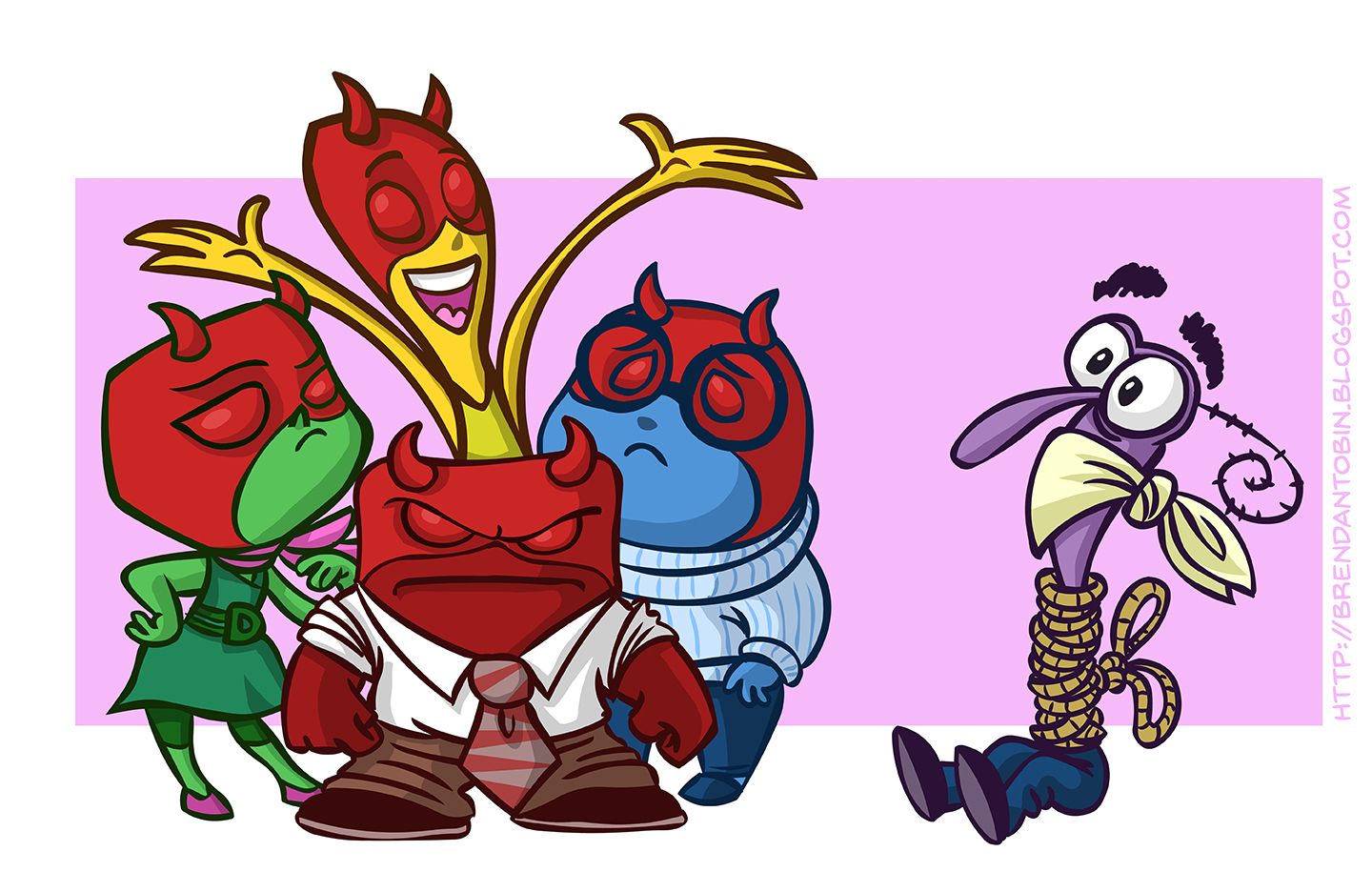 Line it is Drawn: Inside Out Week Reveals Superheroes' Inner Emotions