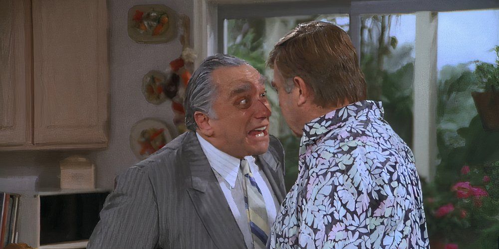 Barney Martin Morty Sienfeld Kramer's Cabana Shirts On Seinfeld