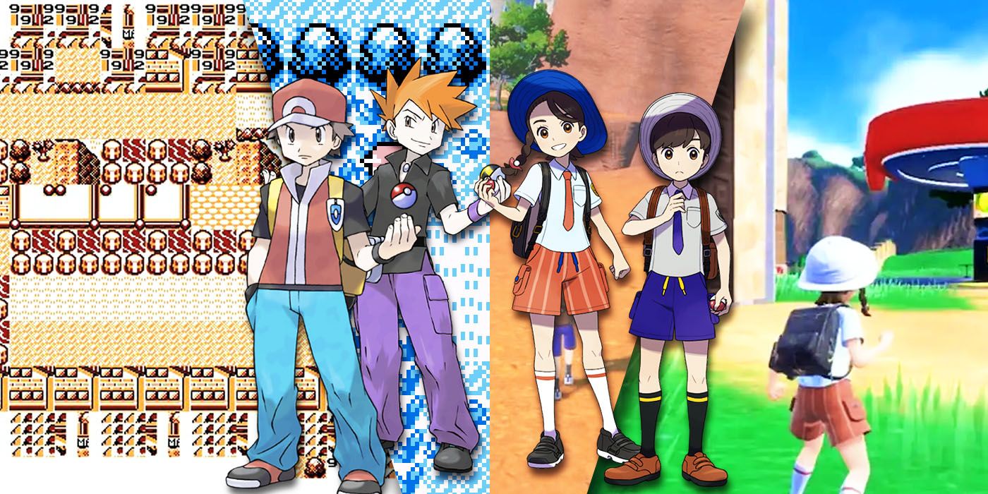 Red And Blue Pokemon Characters