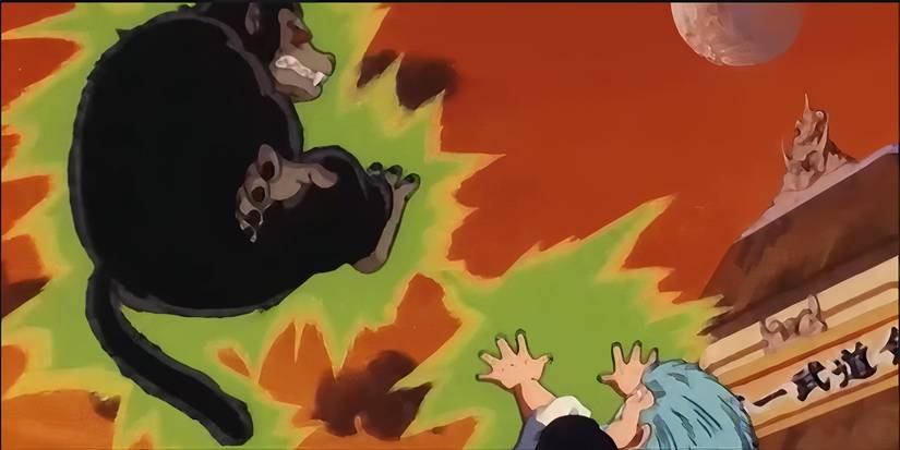 Every Time Goku, Gohan, & Vegeta Went Great Ape in a Dragon Ball Anime