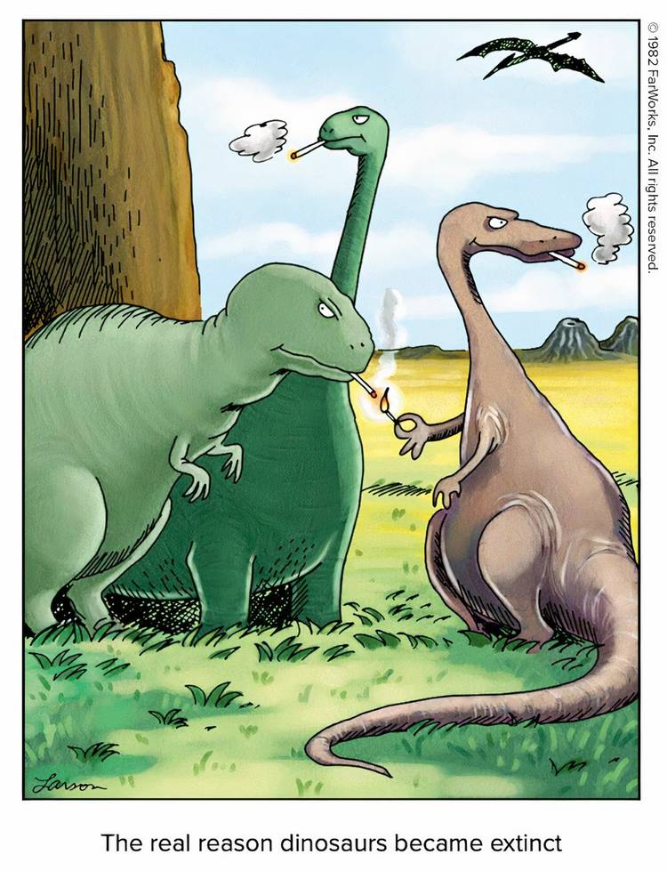 10 Best The Far Side Comics Featuring Dinosaurs, Ranked