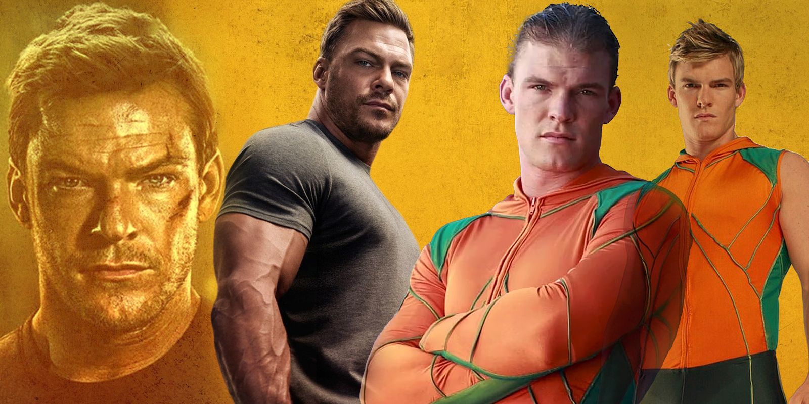 Alan Ritchson Smallville Alan Ritchson (from Reacher, Hunger Games,