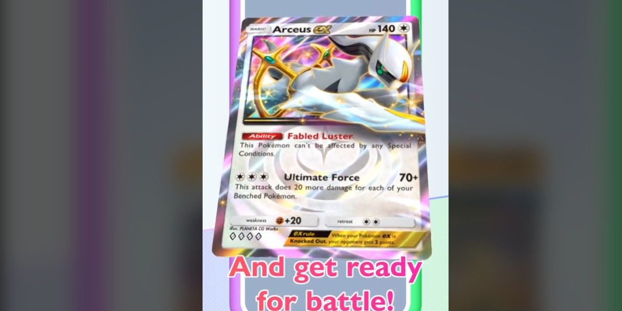 Arceus Ex Pokemon Card