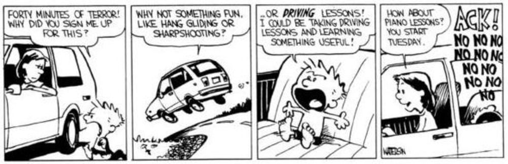 10 Funniest Calvin and Hobbes Car Rides, Ranked