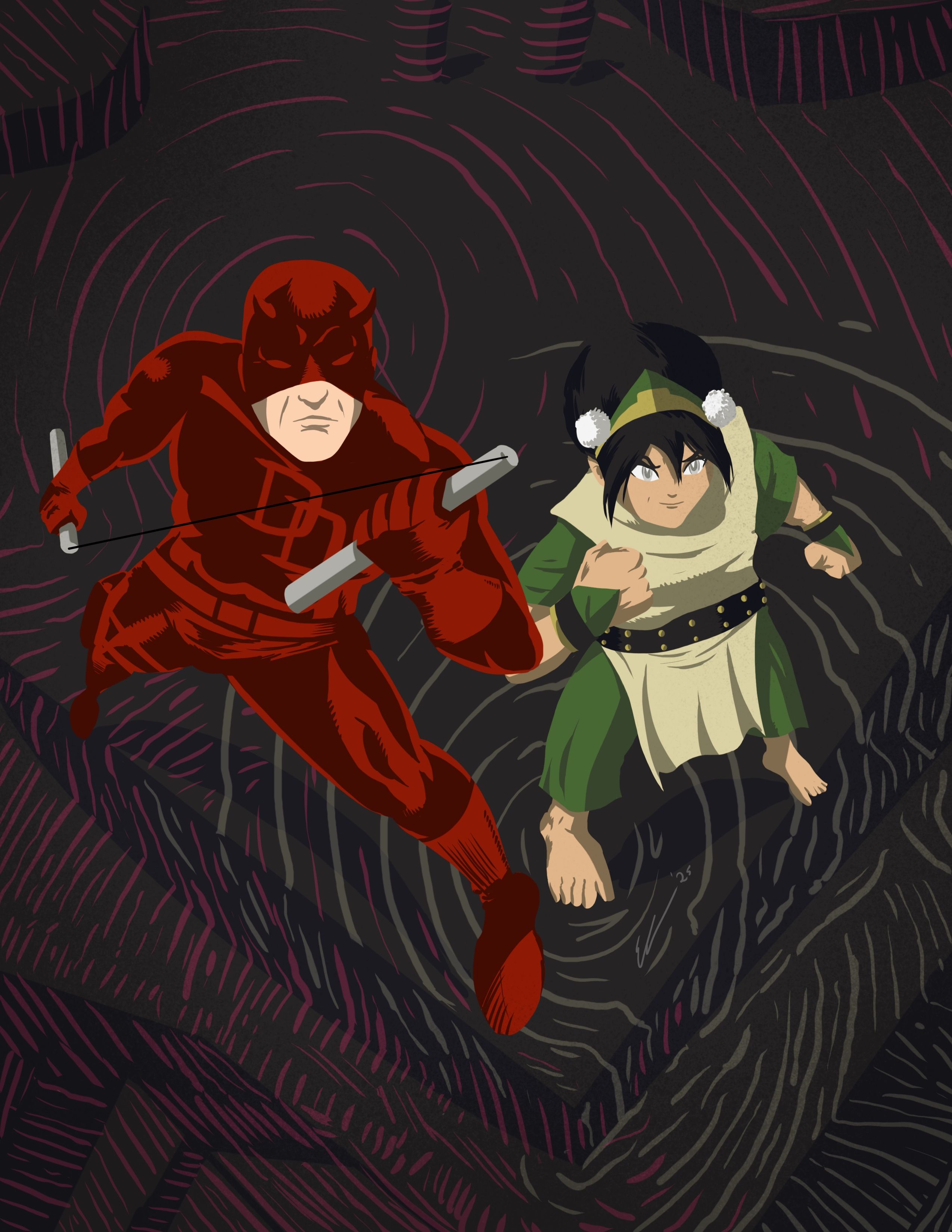 The Line it is Drawn: Daredevil Team-Ups