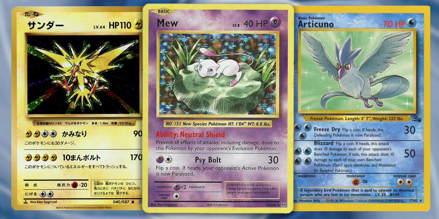 Pokémon TCG: All Legendary Pokémon in the Base-Rocket Format, Ranked