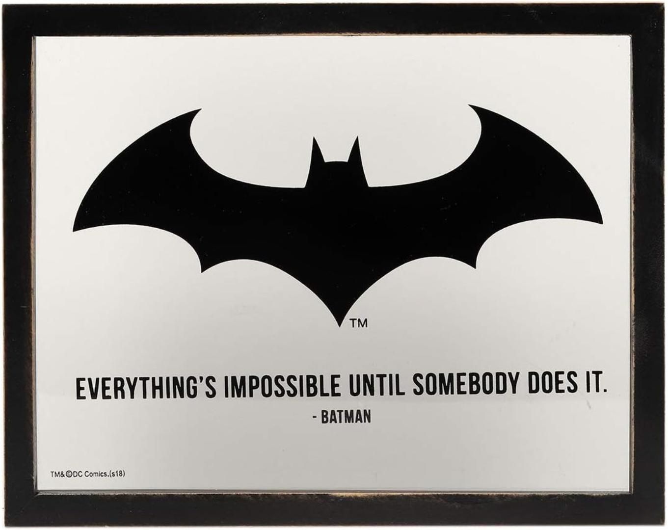 Did Batman Really Say 'Everything's Impossible Until Somebody Does It'?