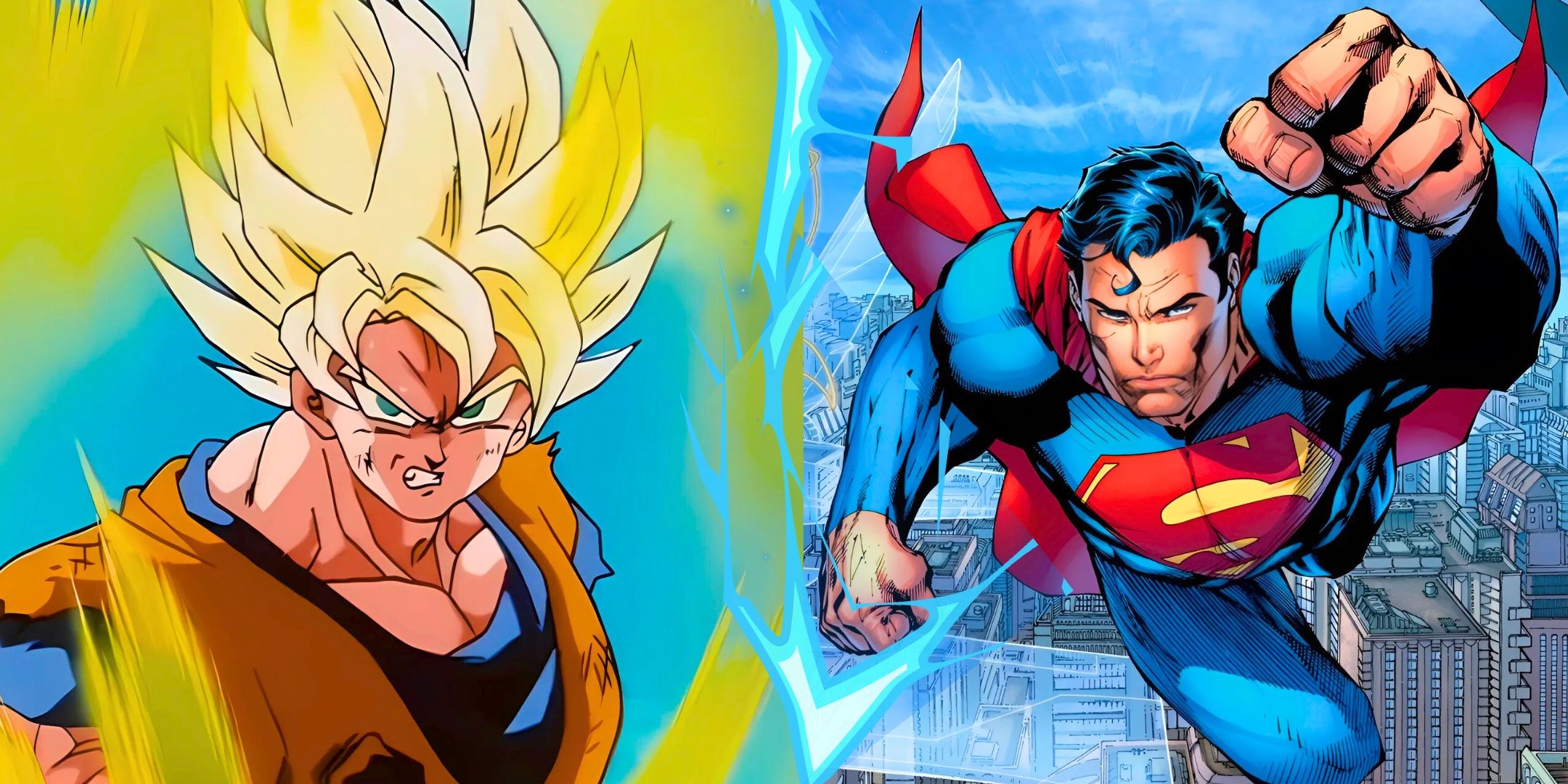 Dragon Ball Z Goku Vs Superman