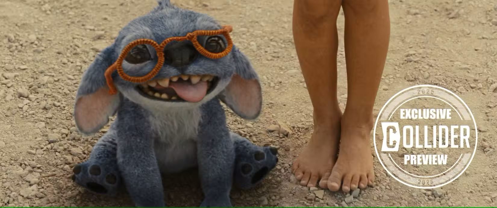 Stitch Hams It Up in New Look at Disney's Live-Action Lilo & Stitch Remake
