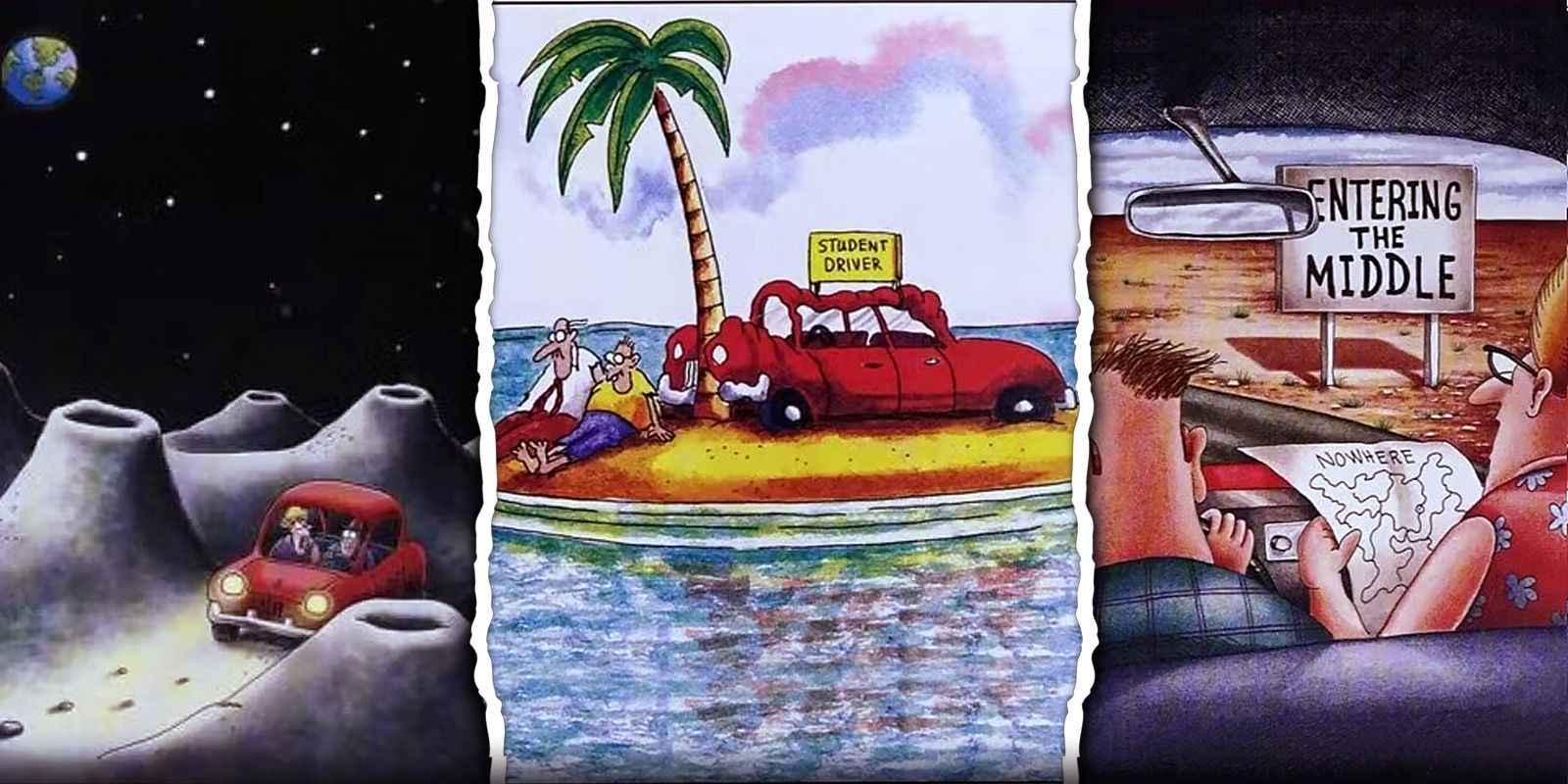 10 Funniest Far Side Comics About Driving and Cars