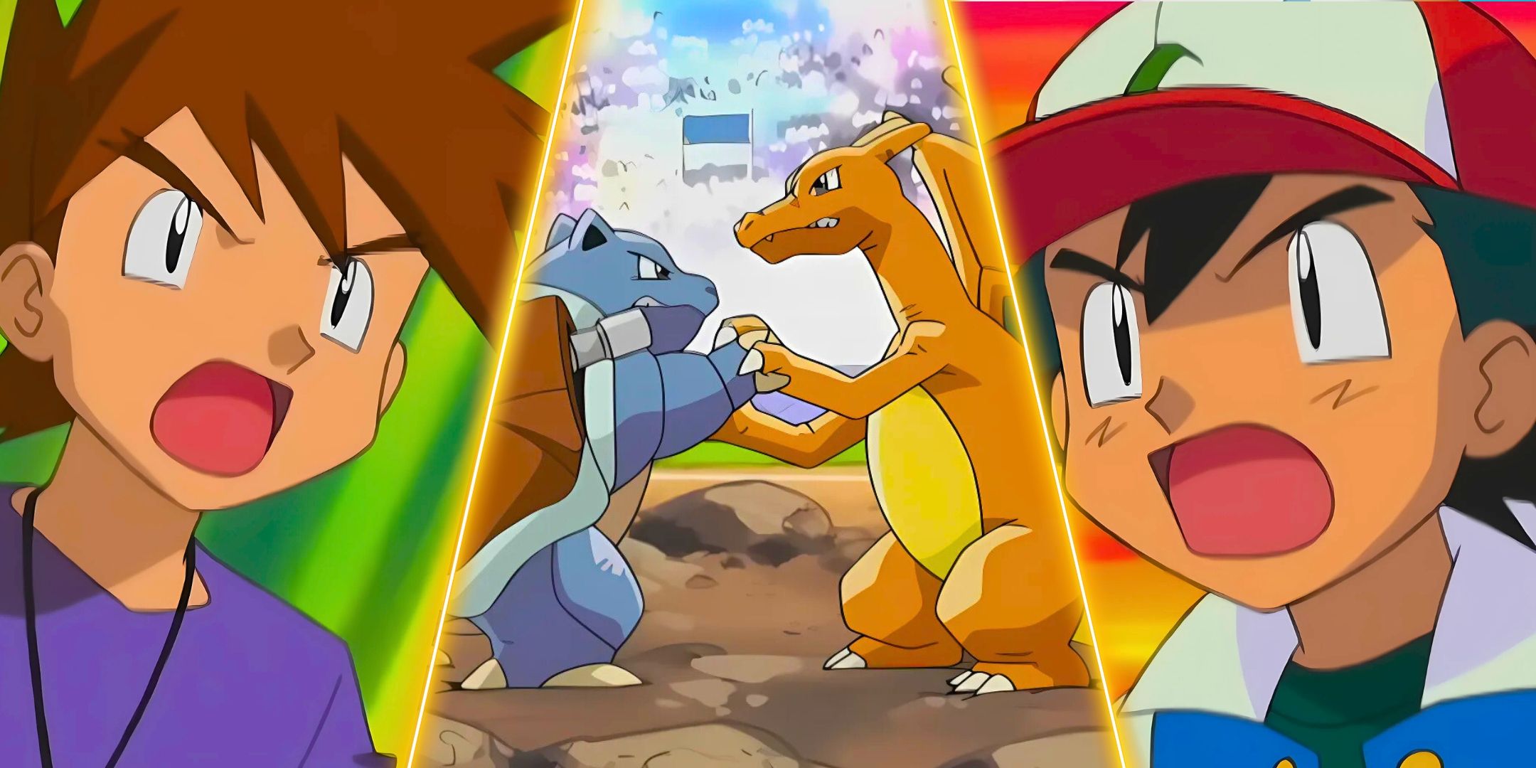 Every Time Ash & Gary Battled in the Pokémon Anime
