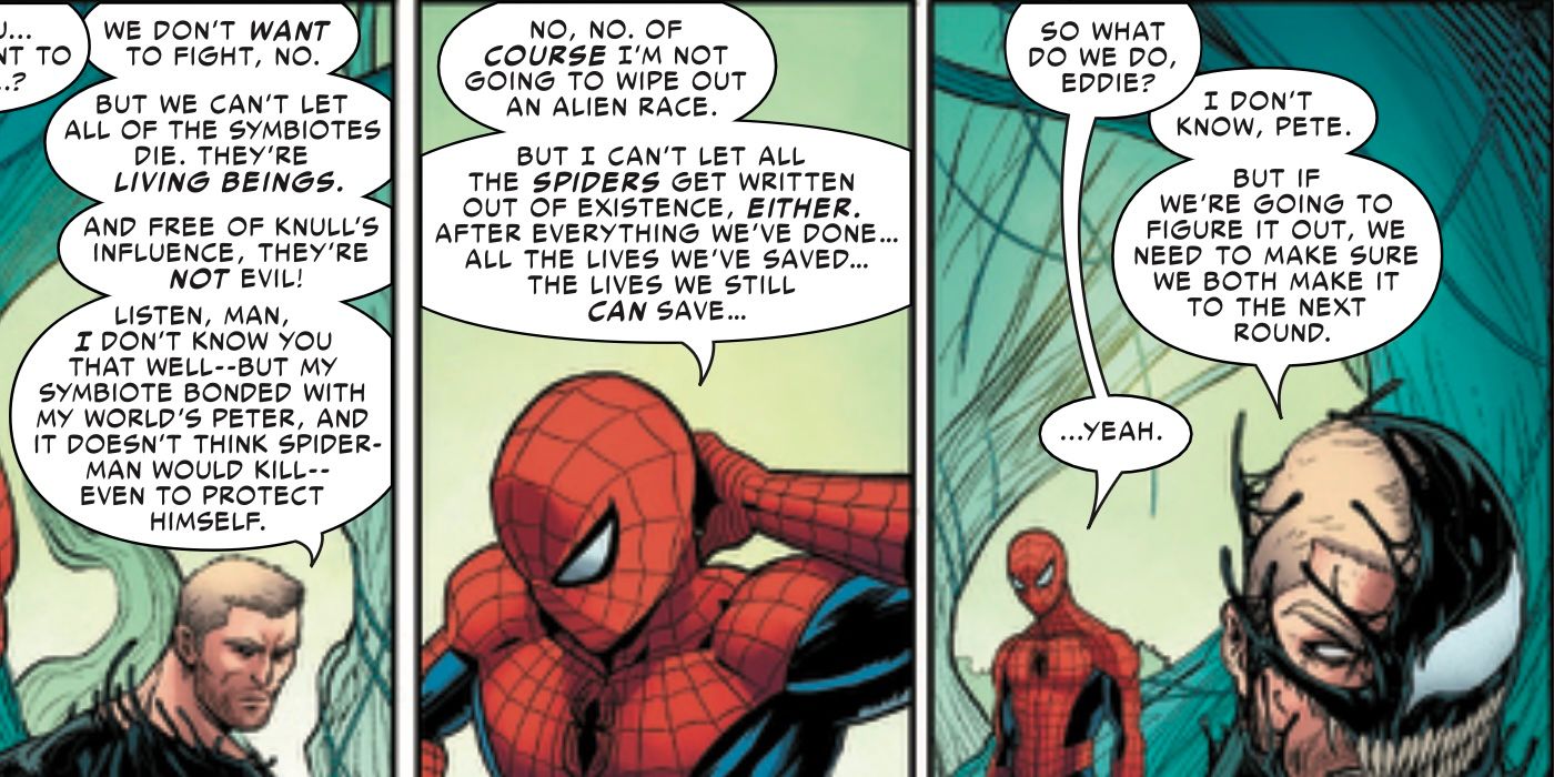 Spider-Man and Venom Fight to Save Their Worlds in Spider-Verse vs ...