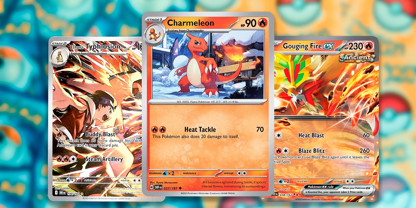 Fire Type Pokemon Cards Ex Gouging Fire Ex Pokemon Cards Price Guide