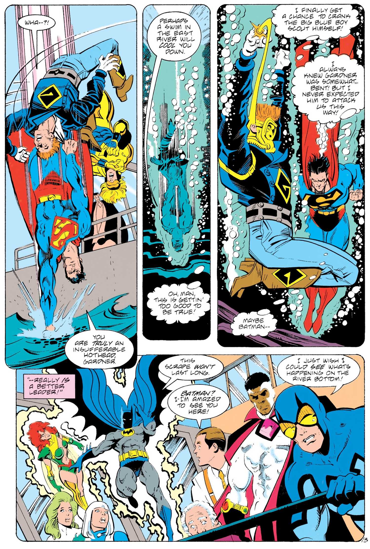 When Was Superman First Called a 'Big Blue Boy Scout'?