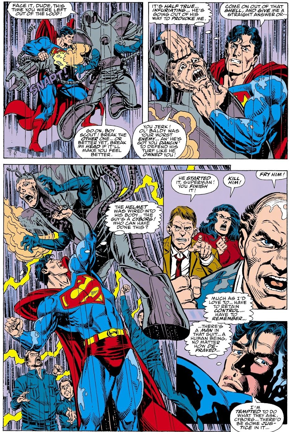 When Was Superman First Called a 'Big Blue Boy Scout'?