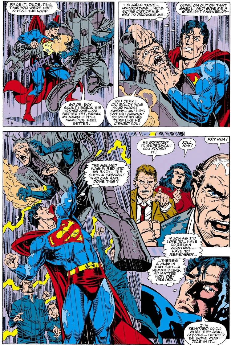 When Was Superman First Called a 'Big Blue Boy Scout'?