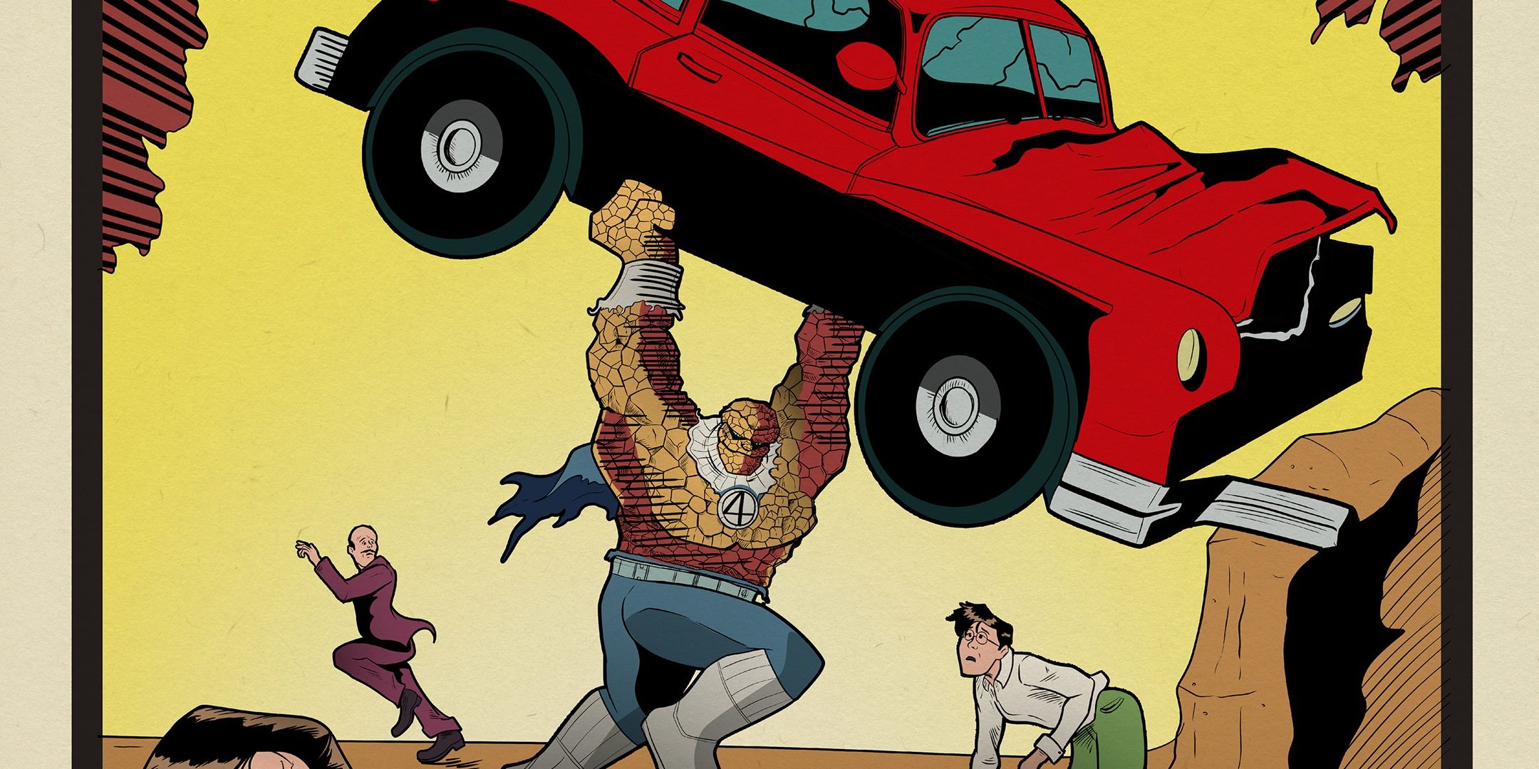 The Fantastic Four Take Over Classic Comic Book Covers in the Line it ...