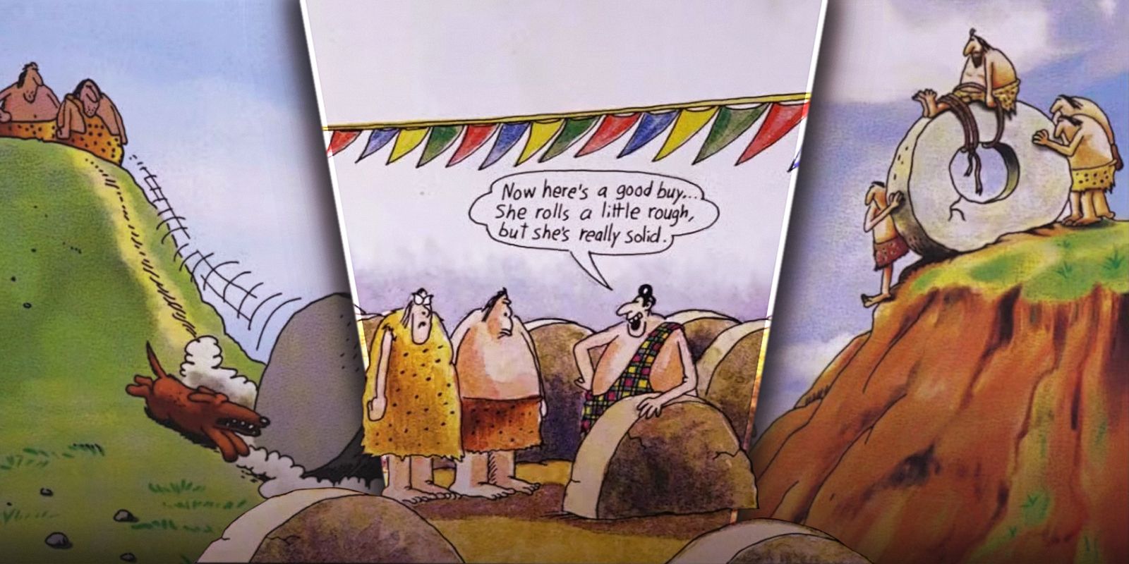 10 Hilarious Far Side Comics About The First Wheel