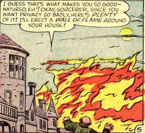 Five Goofiest Moments in the Human Torch Feature in Strange Tales #106-110