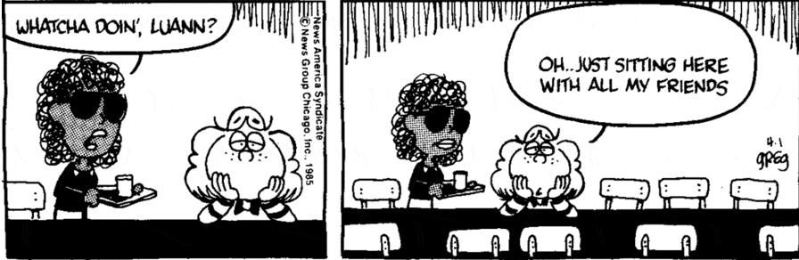 When We First Met - Hi and Lois and Luann Firsts!