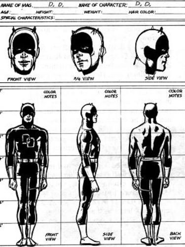 Knowledge Waits: Wally Wood's Design Sheets for Daredevil