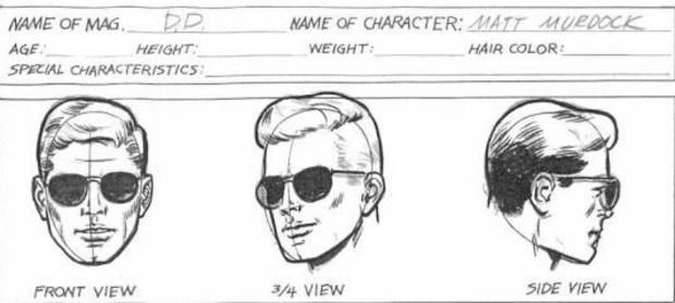 Knowledge Waits: Wally Wood's Design Sheets for Daredevil