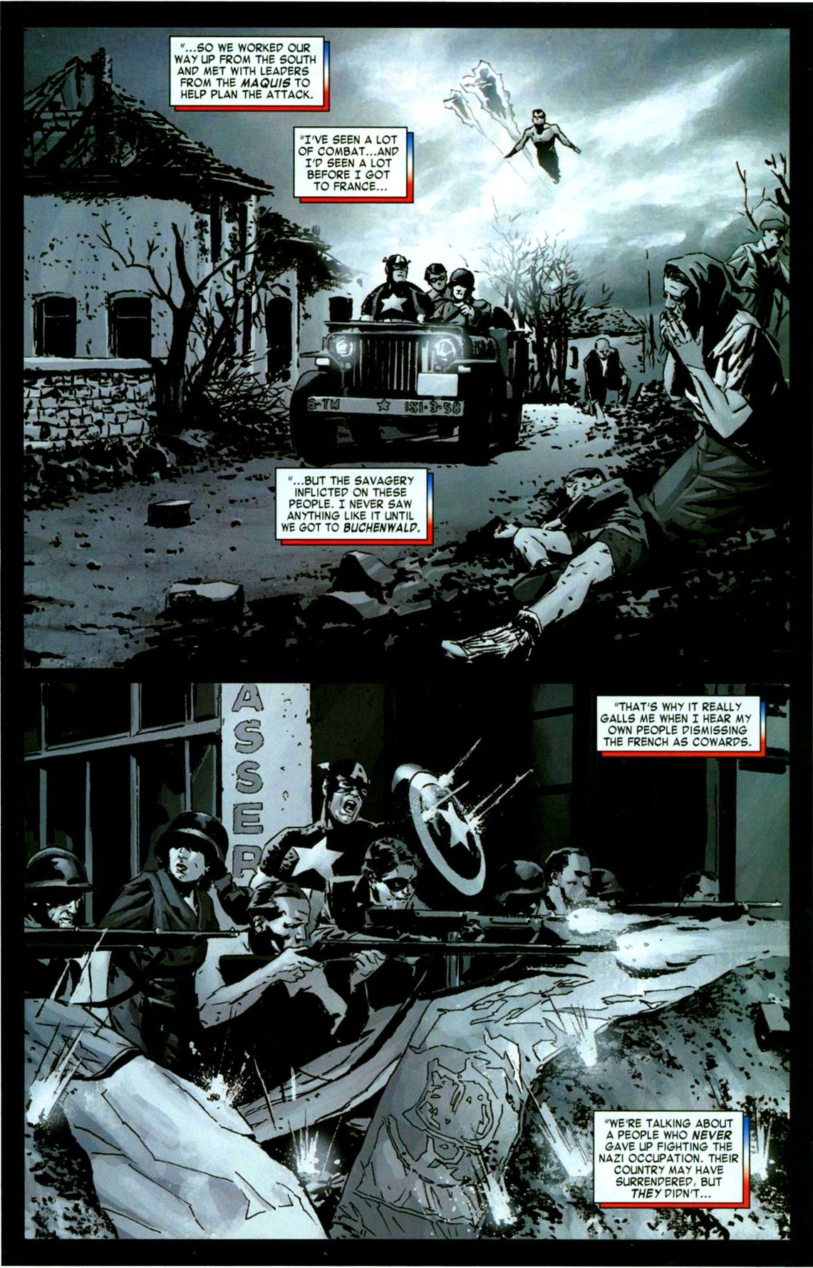 Meta-Messages - Captain America Sticks Up for France
