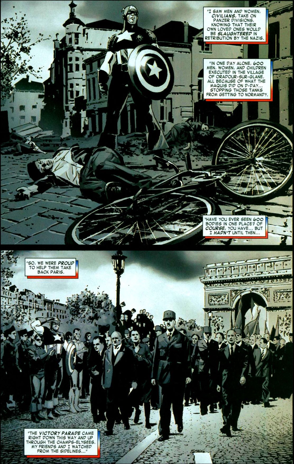 Meta-Messages - Captain America Sticks Up for France