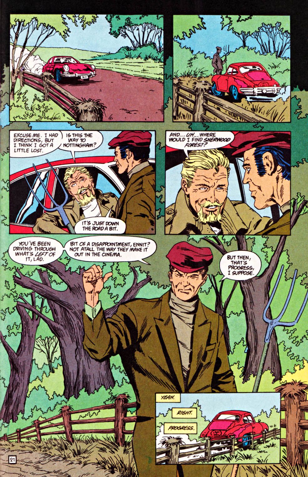 When We First Met - When Did John Constantine and Green Arrow First Meet?