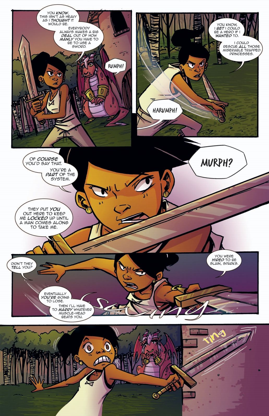 Went to Tell Everybody - Princeless Volume 1: Save Yourself