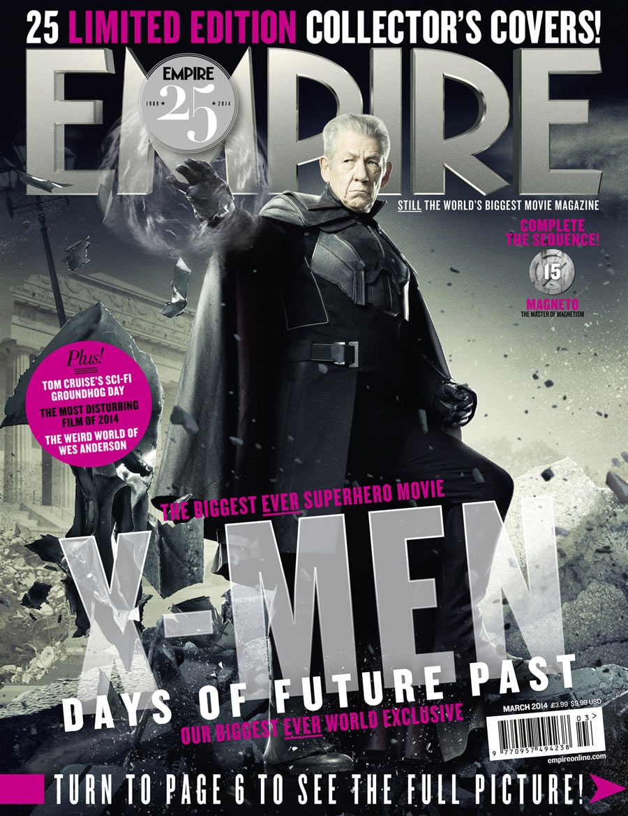 UPDATE: Empire Covers Reveal "Days of Future Past" Quicksilver & More