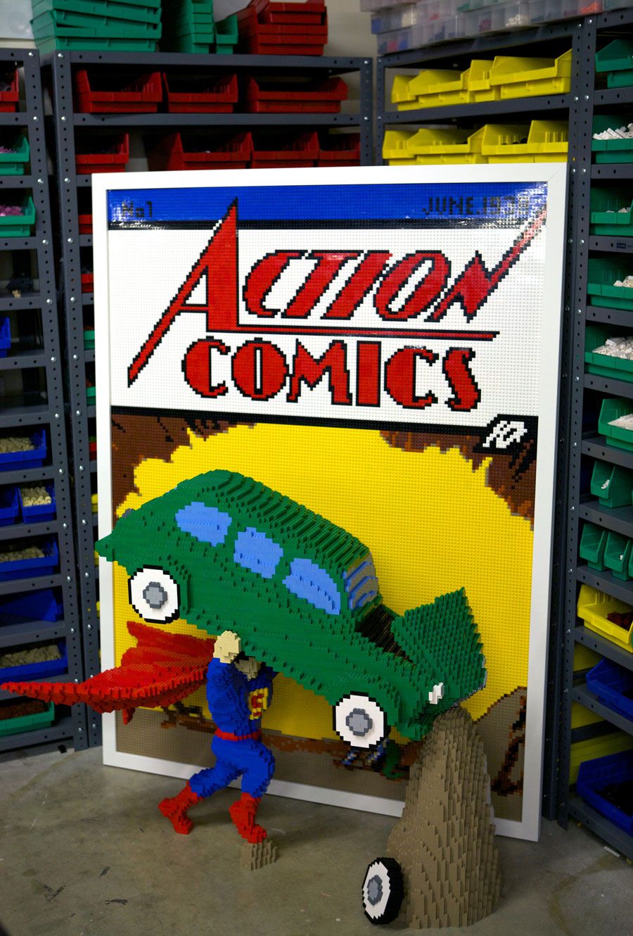 SDCC: Artist Brings DC Comics to Life(size) in New LEGO Exhibit