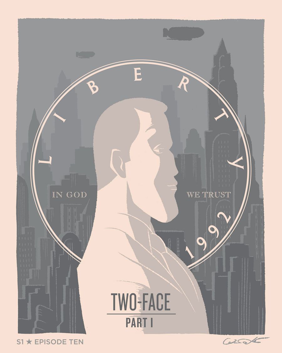 "Batman: The Animated Series" Episodes Get "Dark Deco" Posters
