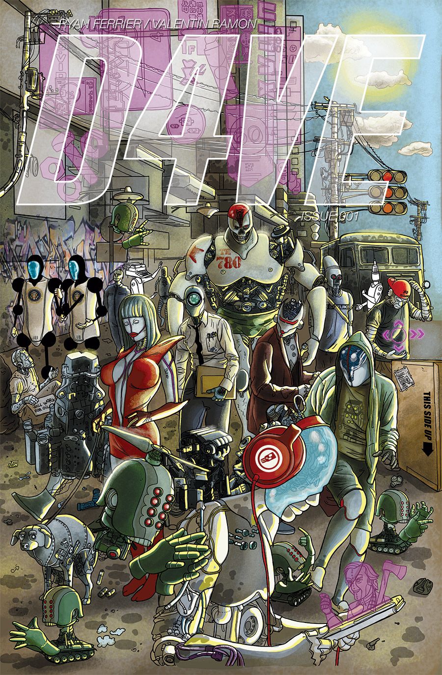 "Office Space" and "I, Robot" Collide in Ferrier & Ramon's "D4VE"