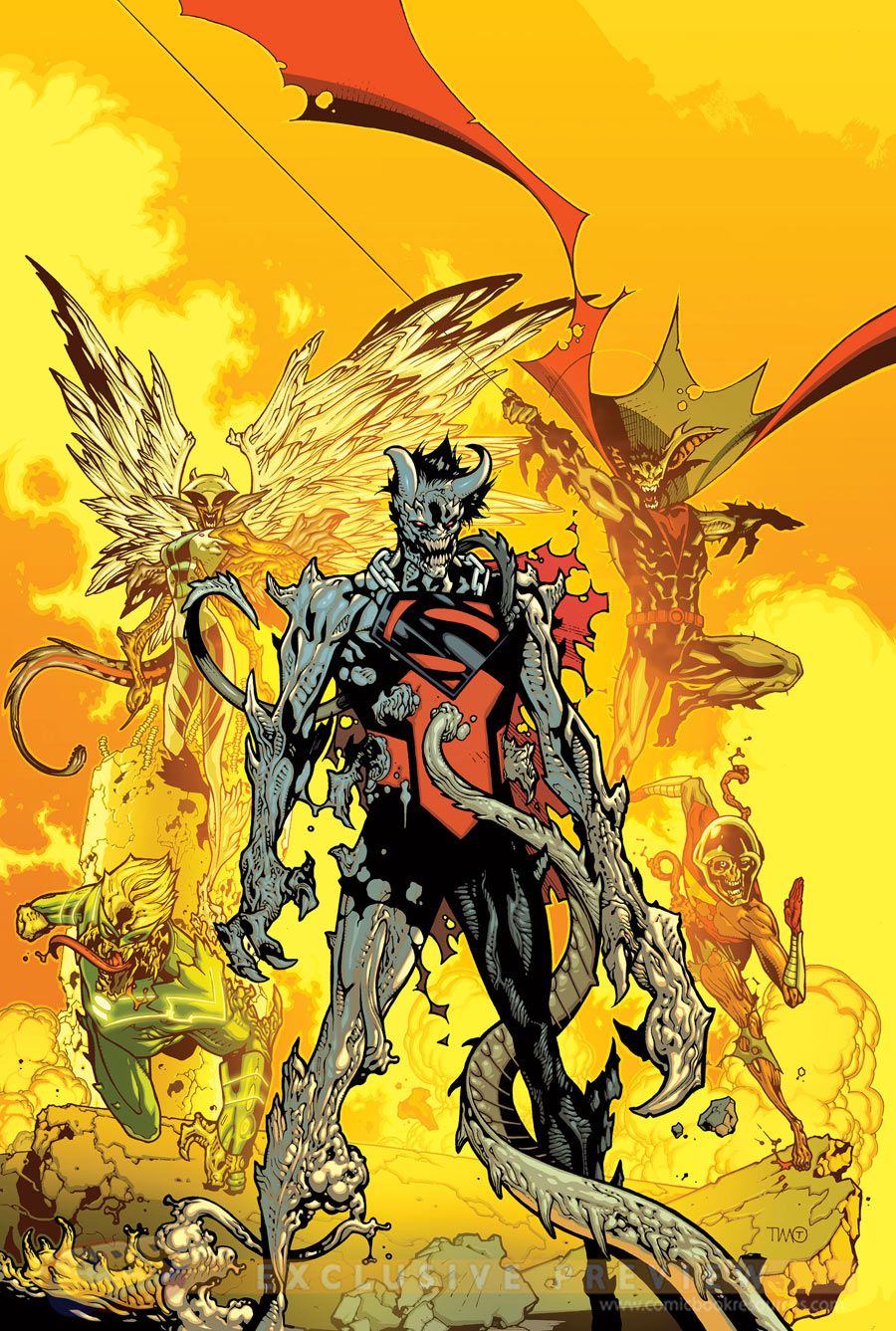 EXCLUSIVE: Ottley, Ha & More Stitch Together DC's Monster Variants