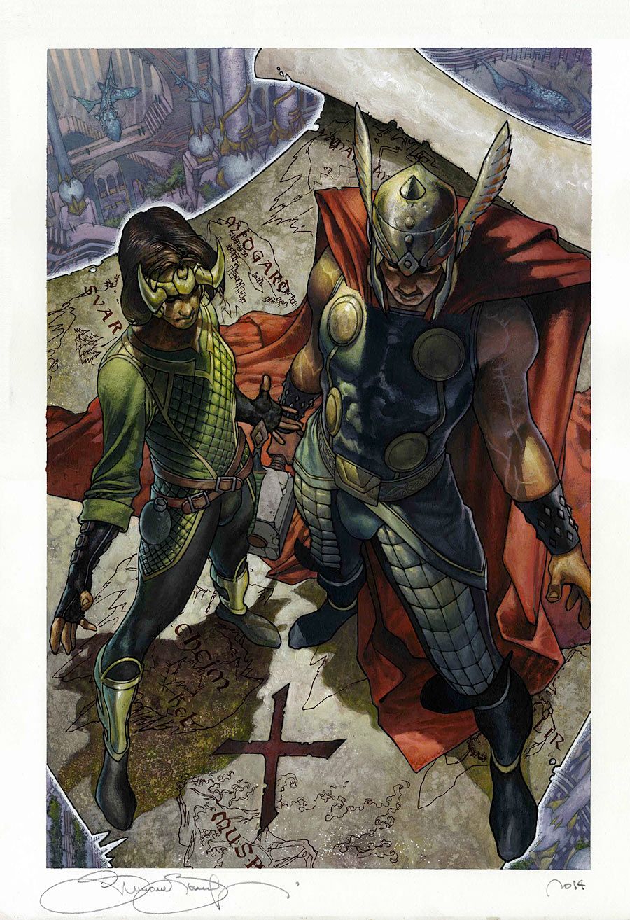 Comic Thor Baineann MAR100578 THOR #610 HEROIC AGE BRAITHWAITE VAR
