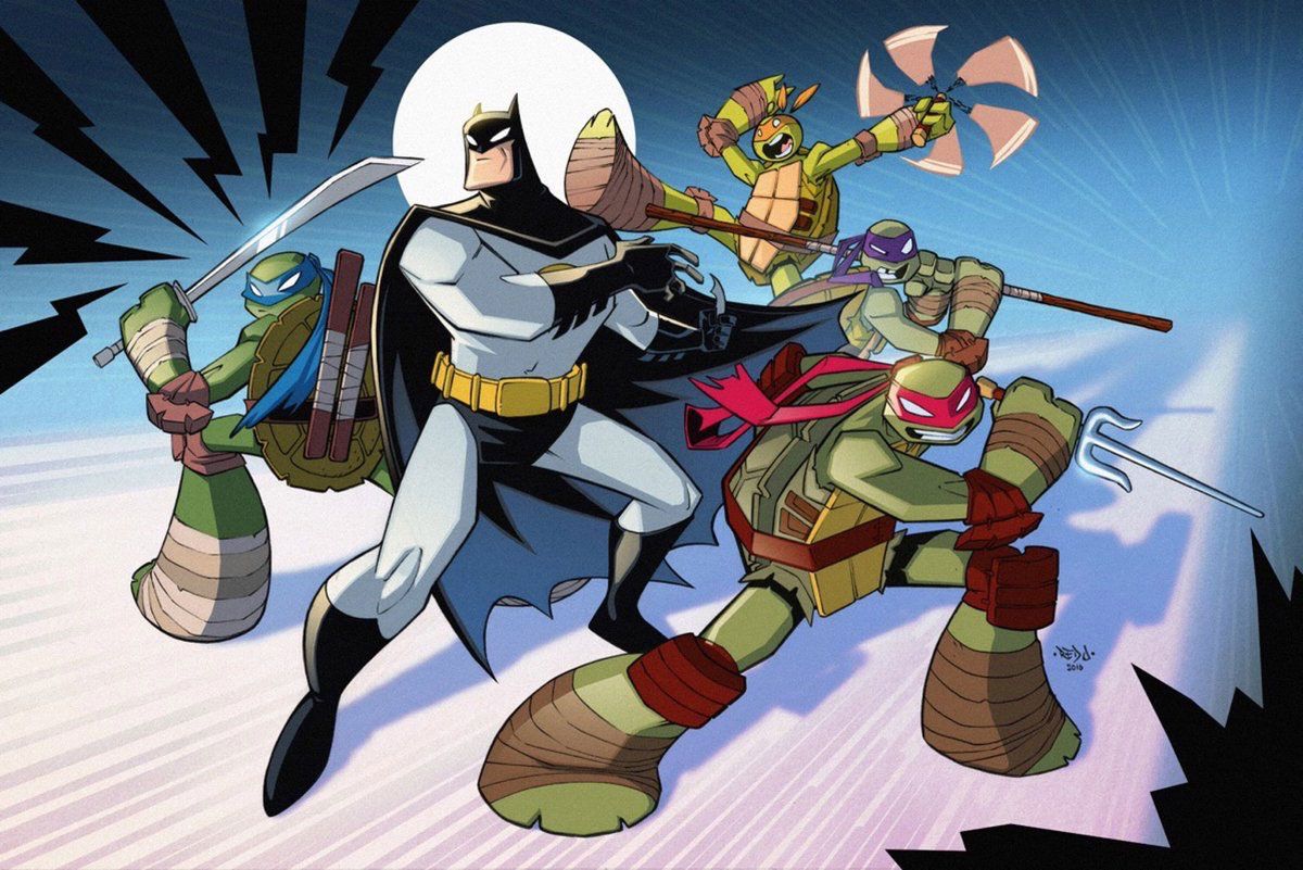 SDCC: "Batman: The Animated Series"/"TMNT" Crossover Debuts First Art