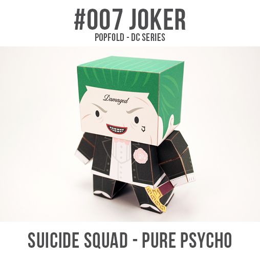 Make Your Own Adorable "Suicide Squad" Paper Figures