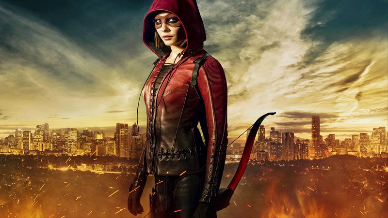 Thea Takes Up Arms in New "Arrow" Photo