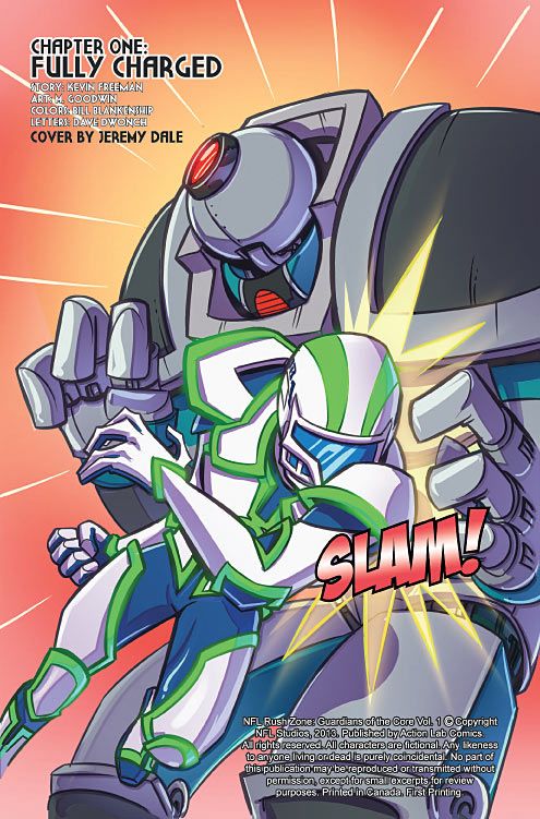 NFL Rush Zone: Guardians of the Core Super Bowl TPB