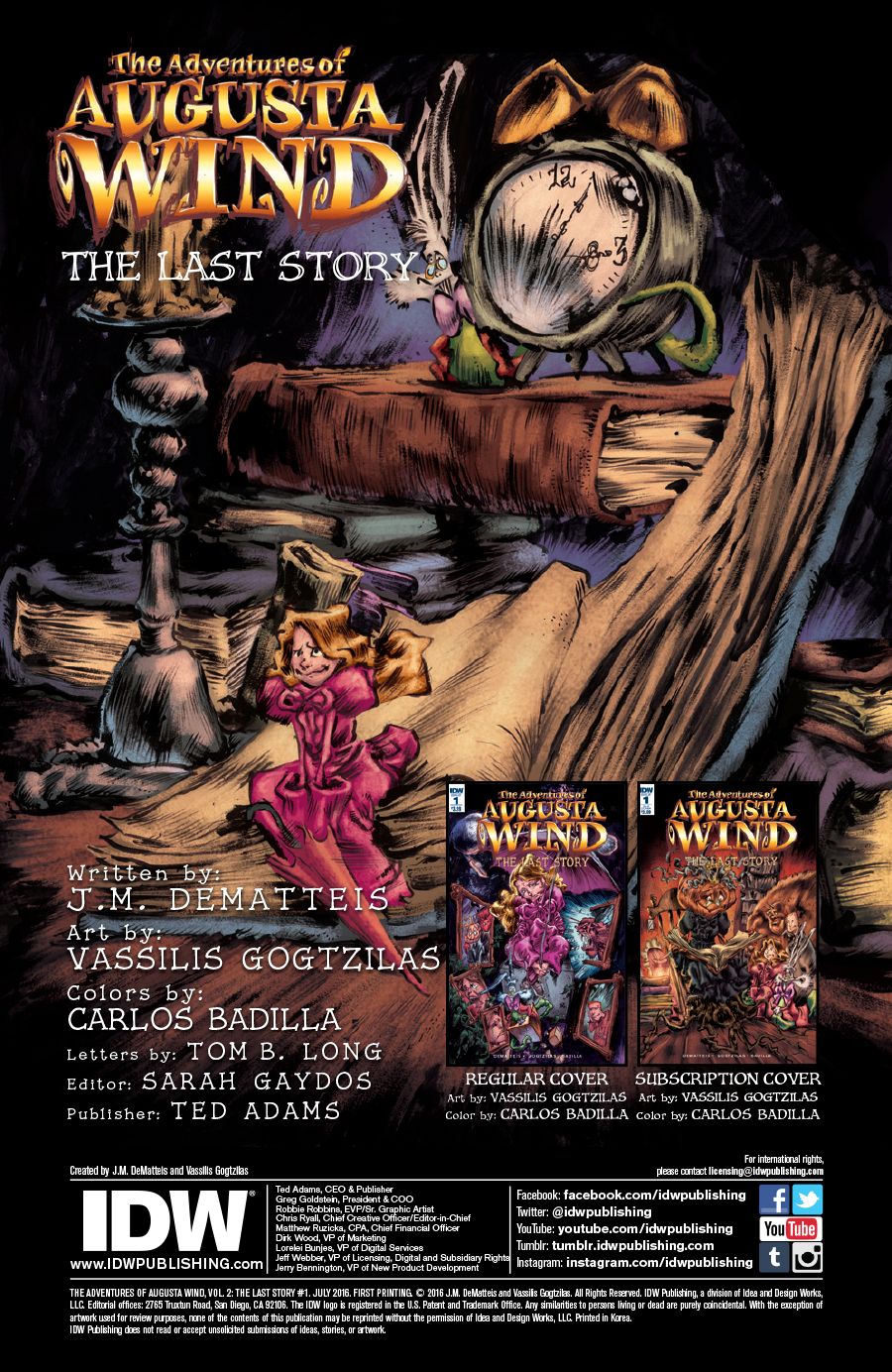 The Adventures of Augusta Wind: The Last Story #1