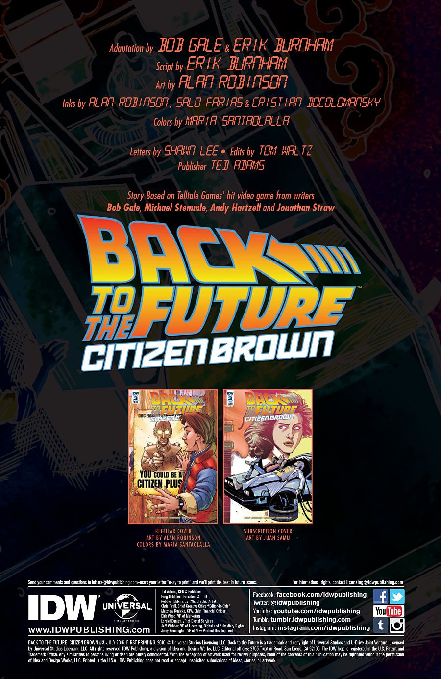 Back to the Future: Citizen Brown #3