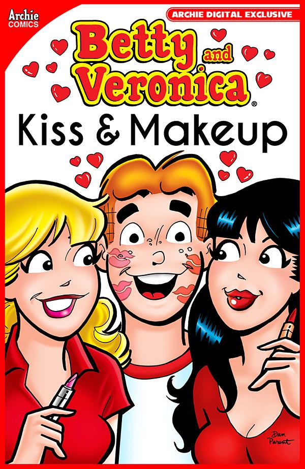 Betty and Veronica Kiss and Makeup #1