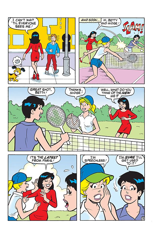 Betty and Veronica Kiss and Makeup #1